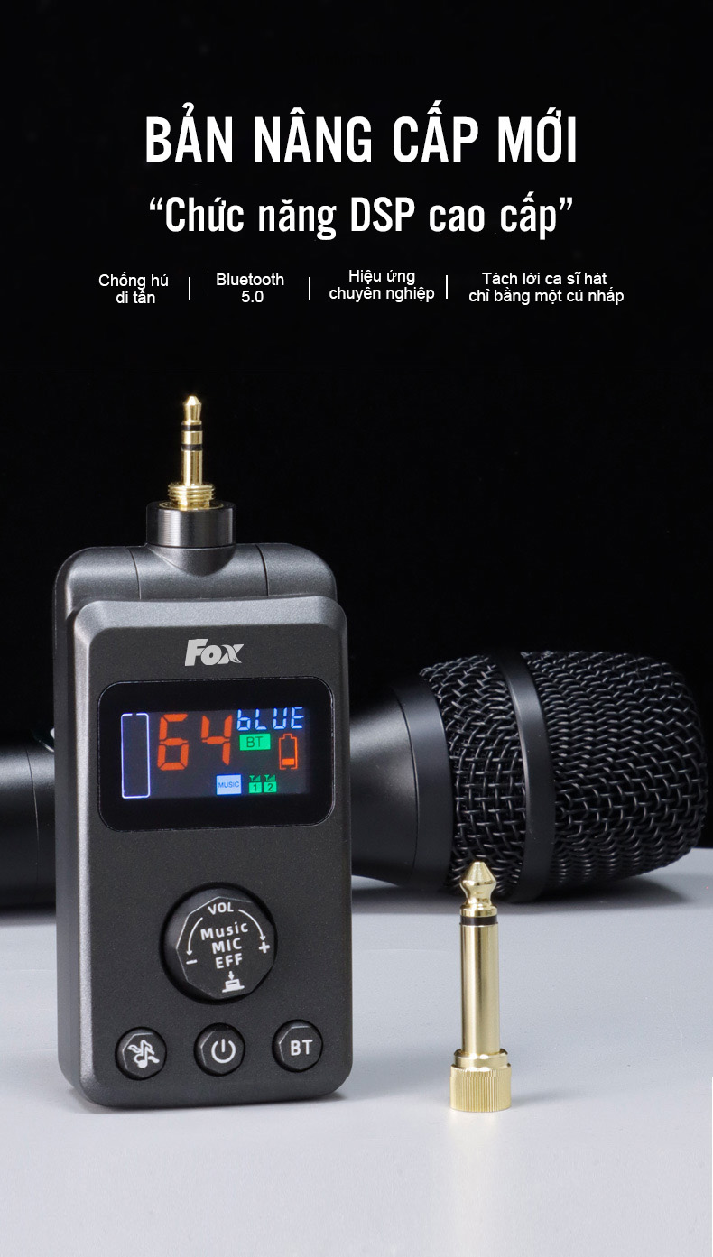 Micro Fox M2 – Giải quyết mọi vấn đề về chất lượng âm thanh